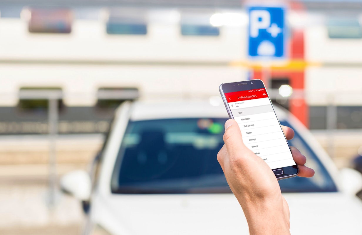 P+Rail-App die Parkuhr auf Ihrem Smartphone | SBB
