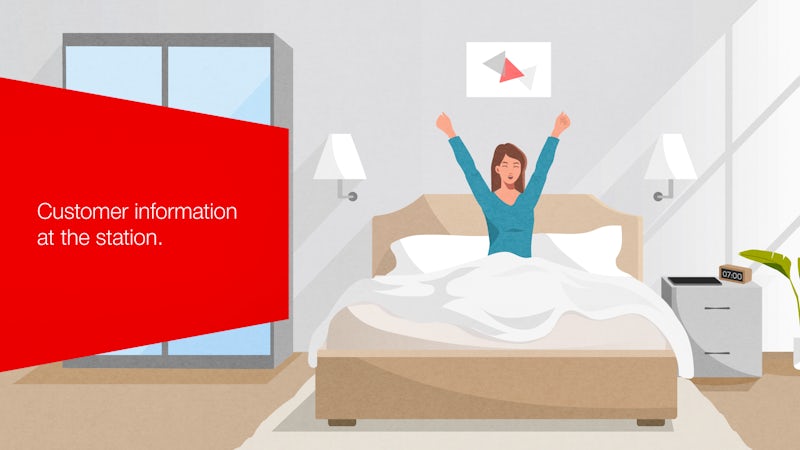 Customer information at the station | SBB