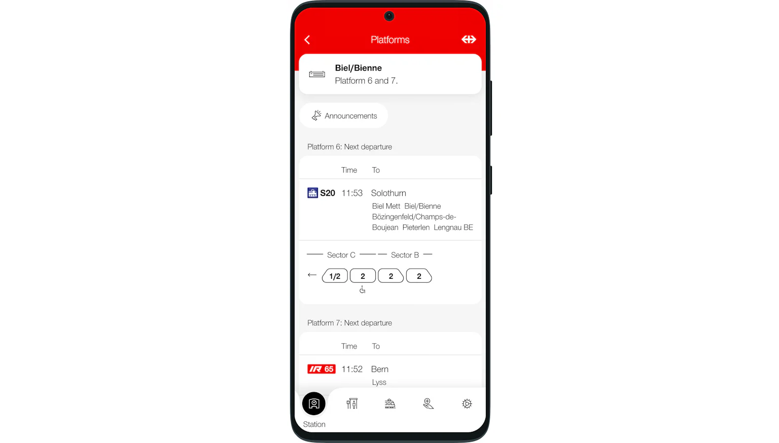 SBB Inclusive app | SBB