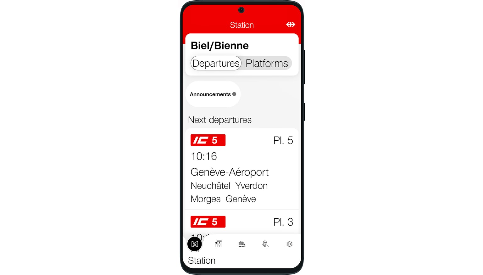 SBB Inclusive app | SBB