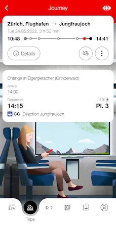 SBB Mobile: now even more practical and informative | SBB