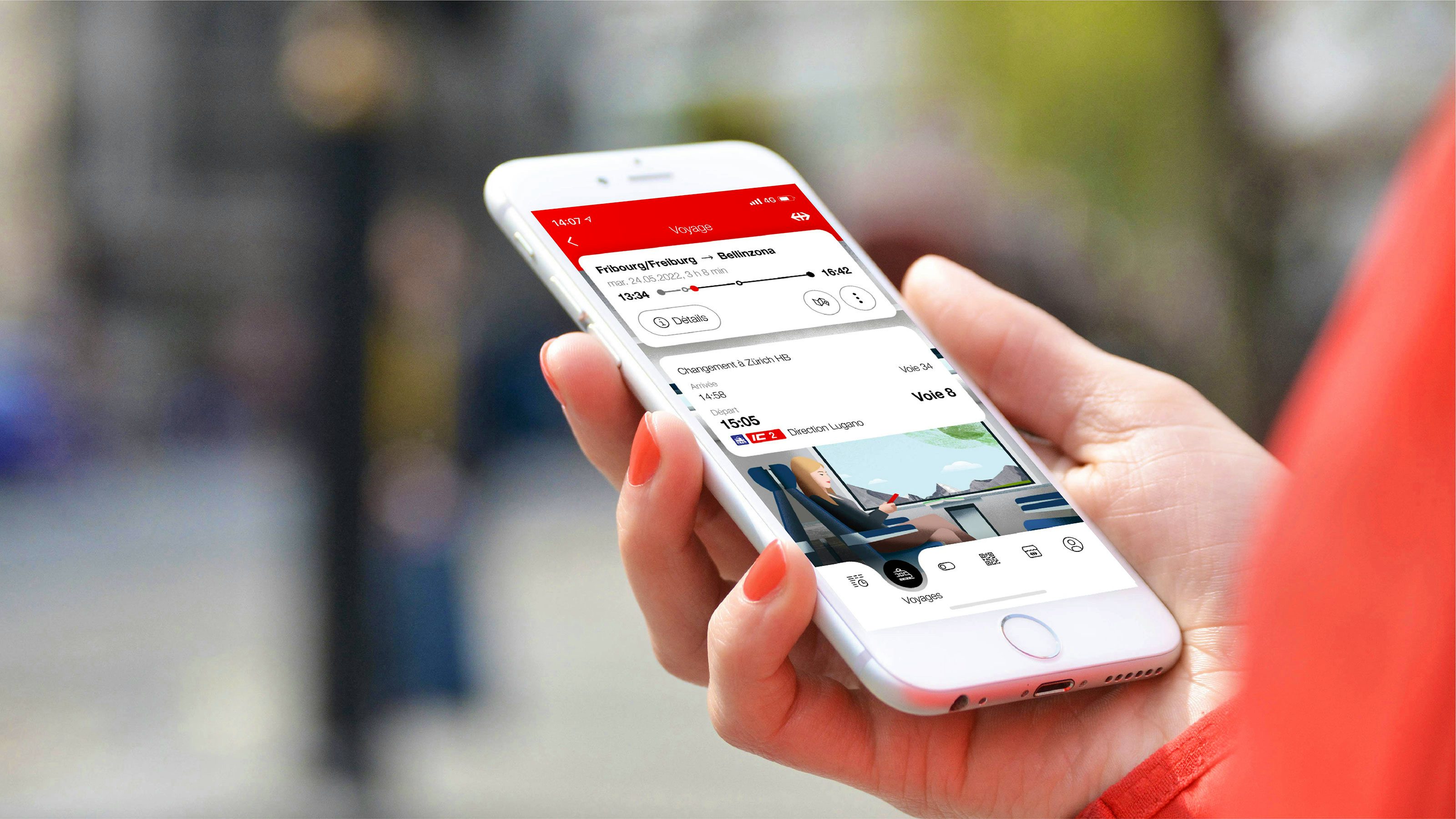 Mobile CFF: encore plus pratique et détaillée | CFF