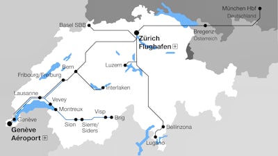 Get to the airport by train | SBB