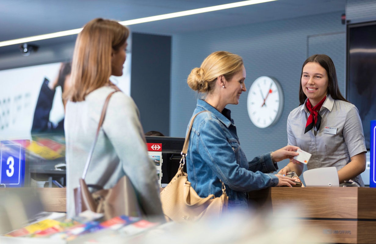 Obtaining customer identification at an SBB station | SBB