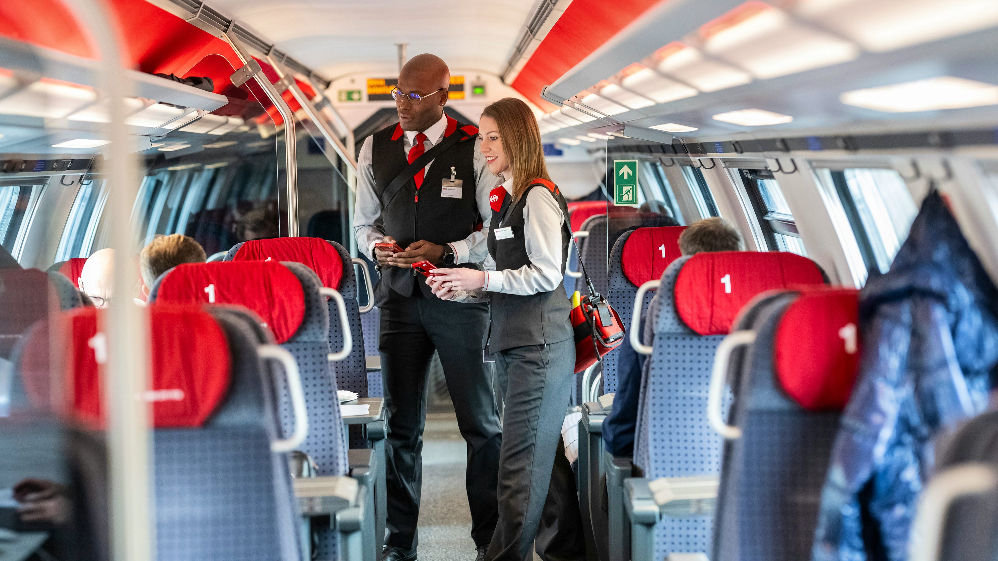 Passenger attendant for ticket inspection | SBB